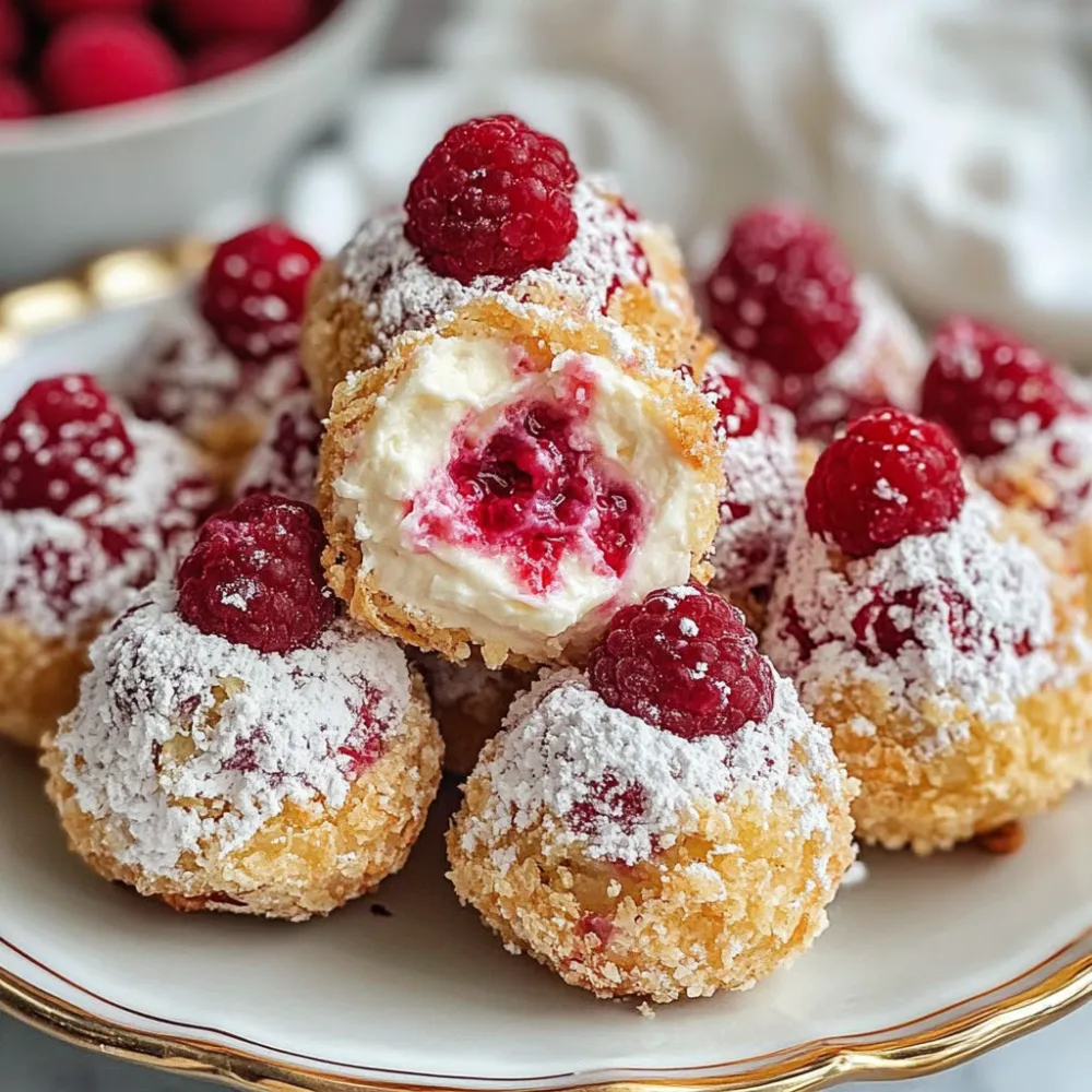 Raspberry Cream Cheese Bites - laylacooks.com
