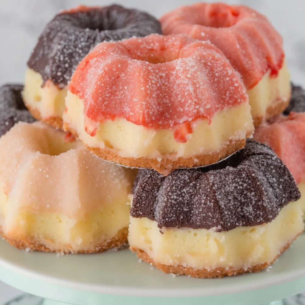 Mini Neapolitan Cake - laylacooks.com